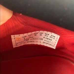 Timberland | Shoes | Timberland Red Suede Boots | Poshmark